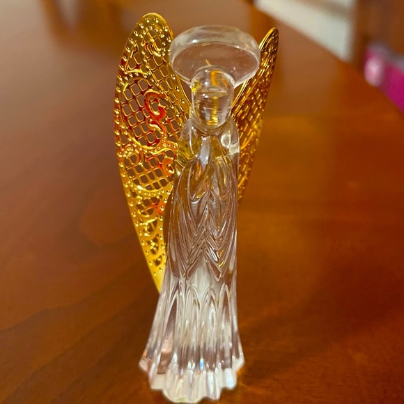Gorham | Holiday | Gotham Angel Gold Wingscrystal Ornament | Poshmark